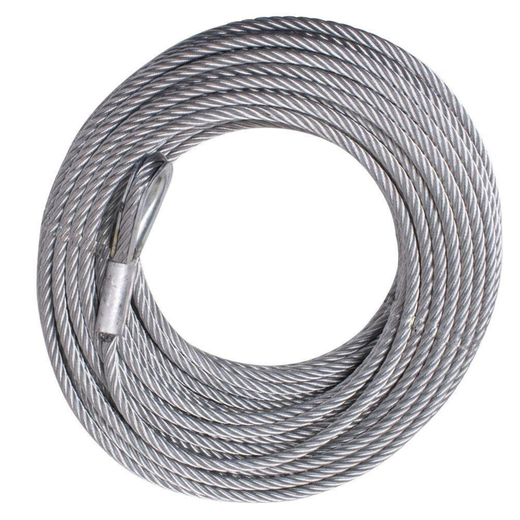 2500-3500 lb Replacement Mad Dog Winch Steel Cable - Mad Dog Products